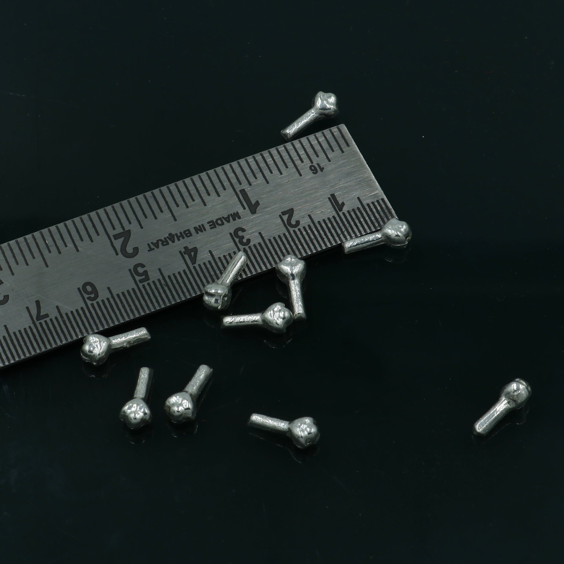 Lot 10 pieces 925 Sterling silver handmade silver cloves/ laung nut for ...