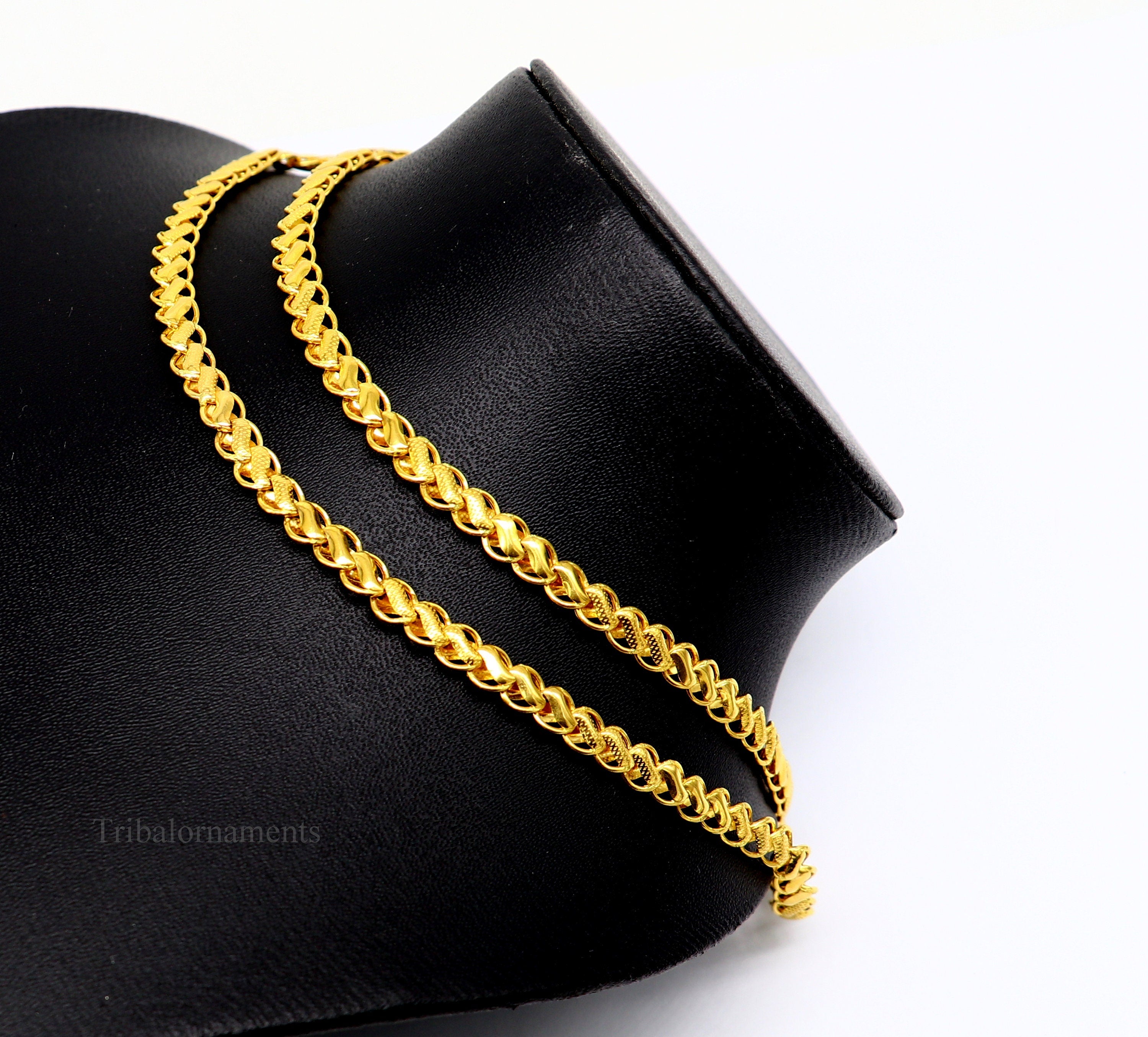 22kt yellow gold handmade customized design stylish royal king lotus ...