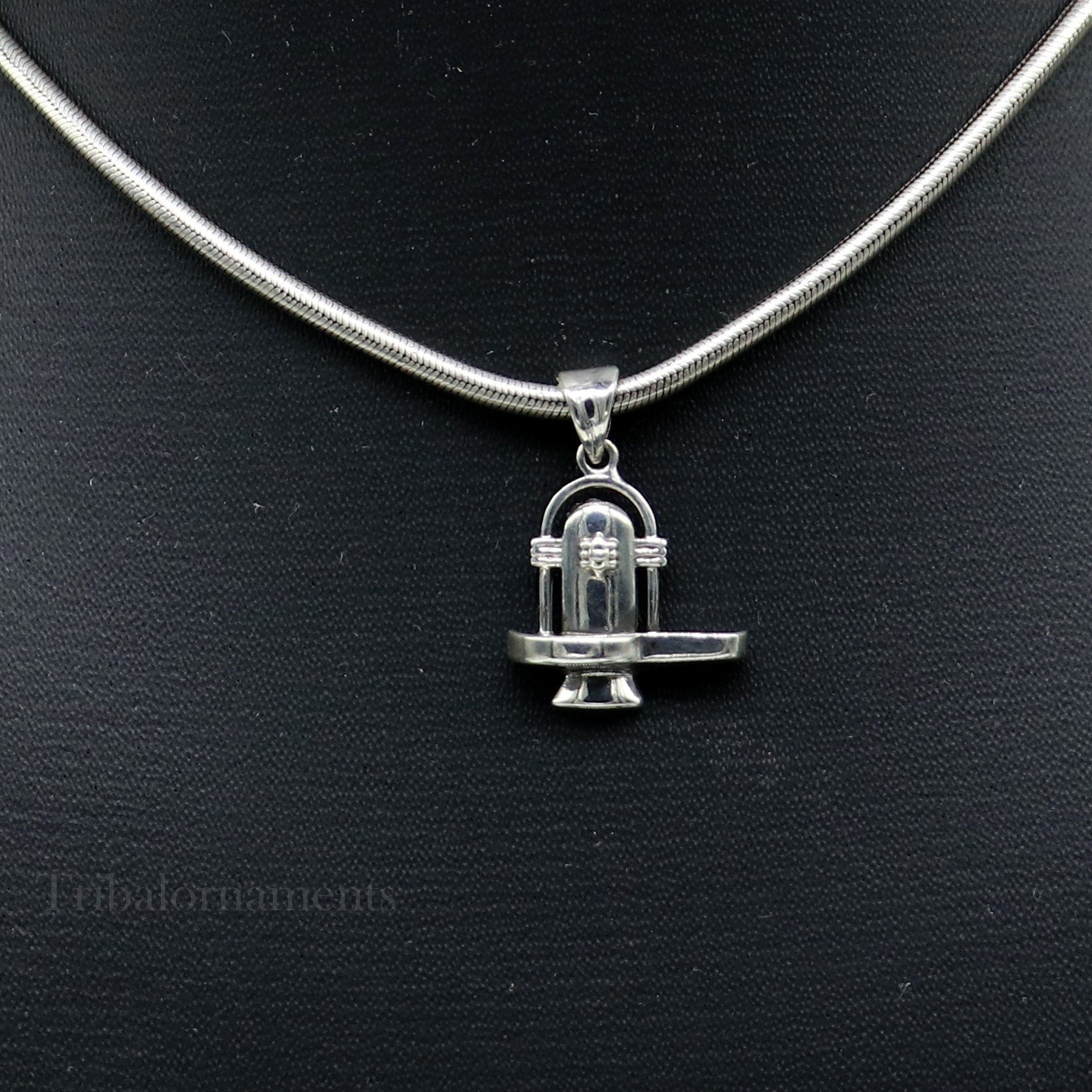 925 sterling silver amazing designer Hindu idol Lord Shiva lingam ...
