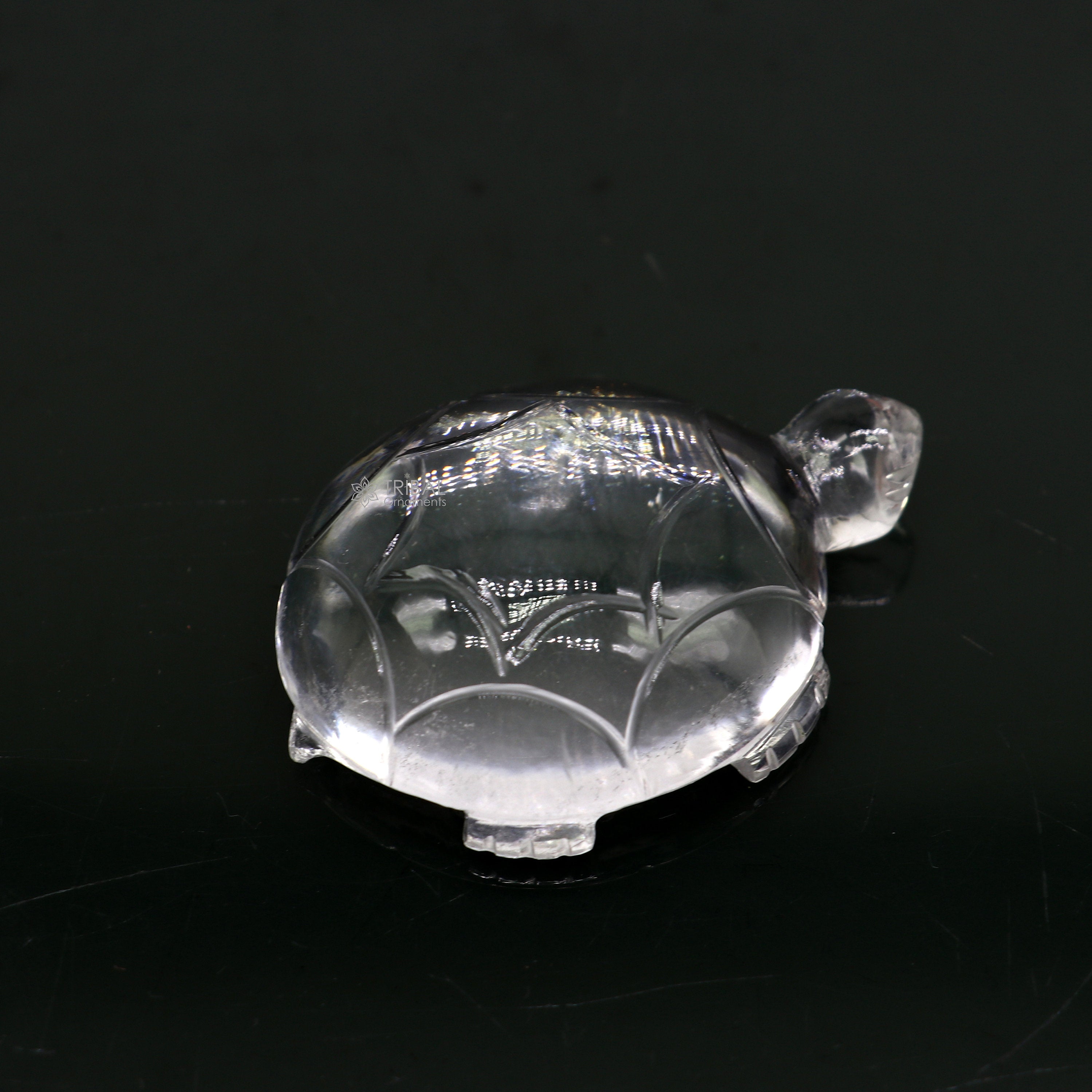 Natural sphatik crystal stone divine tortoise or turtle statue, amazin ...