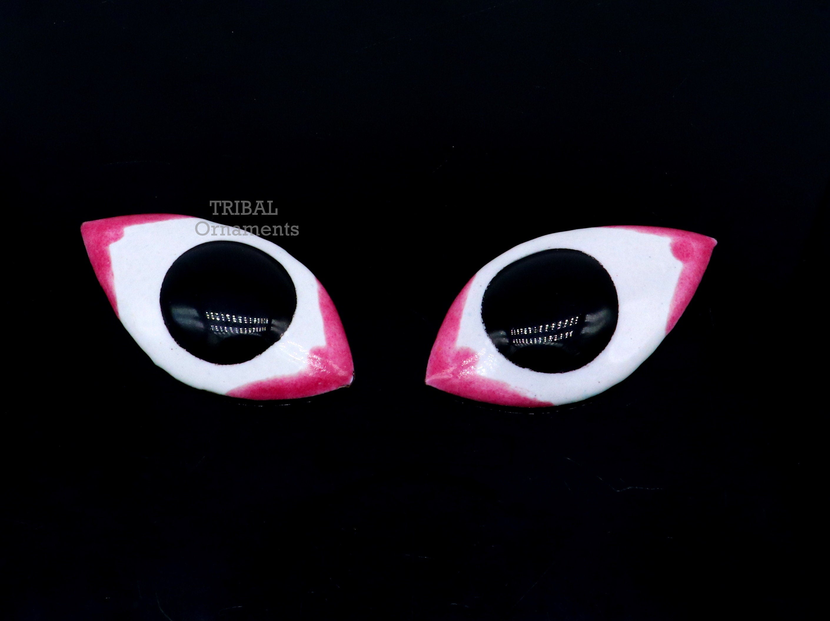 Handmade solid copper enamel eyes for statues or sculpture, best for ...